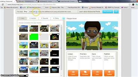 Xtranormal Tutorial Youtube