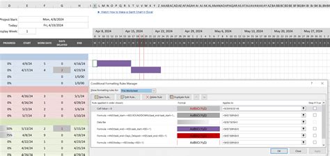 I Am Having Trouble Understanding These Conditional Formatting Rules