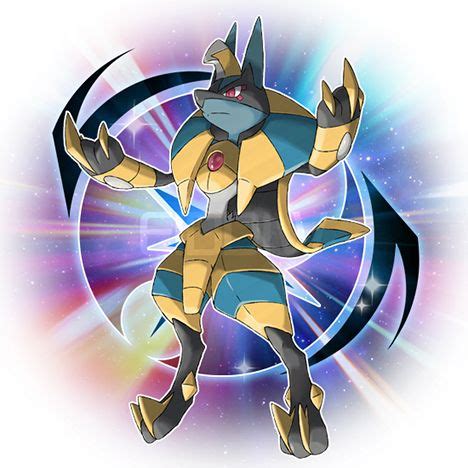 Lucario And Mewtwo Fusion