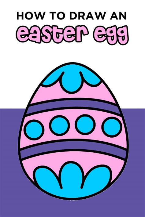 How To Draw Easter Eggs Really Easy Drawing Tutorial How To Draw Bunny