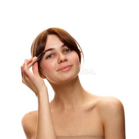 Beautiful Young Women Without Makeup With Spotless Clear Smooth Skin