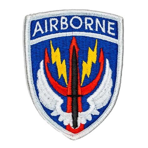 Army Soccent Patch And Airborne Tab With Velcro Full Color