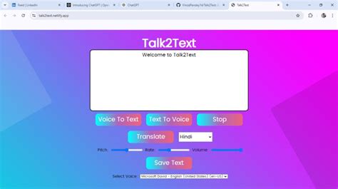 Vinod Pandey On Linkedin Webdevelopment Voicetechnology Javascript Apis Techproject