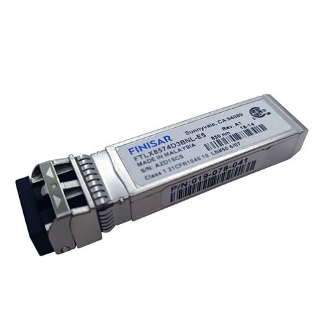 10gbase Srsw Ftlx8574d3bnl Optical Module 400m Sfp Extended