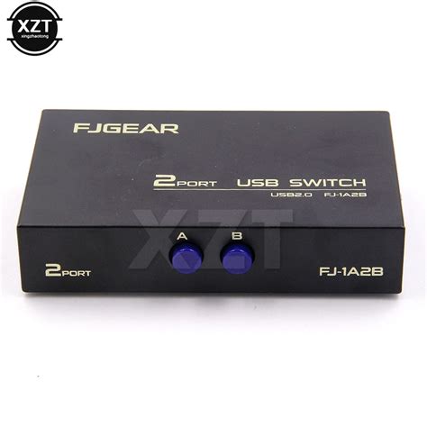 1pcs Wireless Usb 2 0 Sharing Switch Switcher 2 Po Grandado