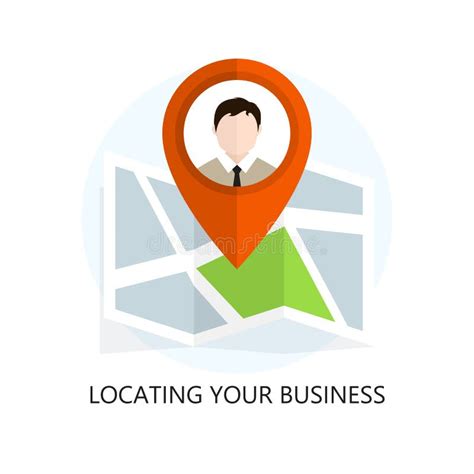 Gradient Vector Colorful Interface Location Pin Circle Icon Stock