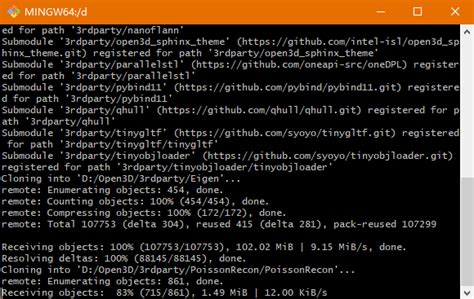 Win10 Vs2017 Source Code Compile Open3d 0120 Programmer Sought