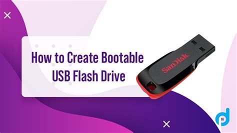 How Create A Windows 10 Bootable Usb Flash Drive Youtube
