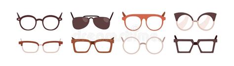 Eye Glasses Frames Designs Set Fashion Eyewear For Eyesight