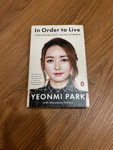 In Order To Live By Yeonmi Park Hobbies And Toys Books And Magazines