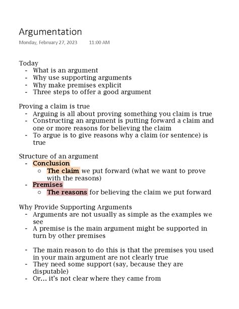 Argumentation Hernán Medina Today What Is An Argument Why Use Supporting Arguments Why
