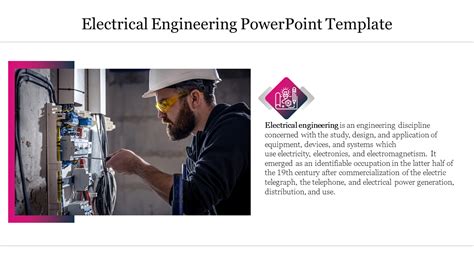 Explore Electrical Engineering Powerpoint Template Slide