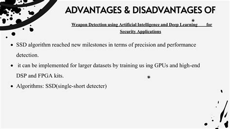 Weapon Detection Using Artificial Intelligence And Deep Learining For Security Applications Pptx
