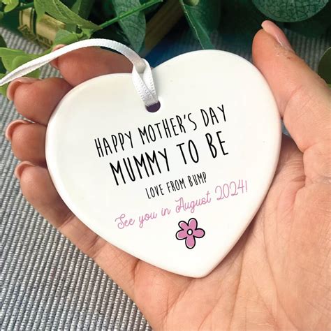 Personalised Mummy To Be Mothers Day Decoration By The Alphabet T Shop