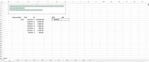 Solved Calculate The NPV And The IRR Of The Investment Chegg