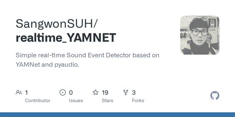 GitHub SangwonSUH Realtime YAMNET Simple Real Time Sound Event Detector Based On YAMNet And