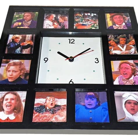Wall Decor Willy Wonka And The Chocolate Factory Clock With 12