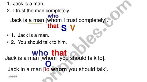 Esl English Powerpoints Attributive Clause Practice