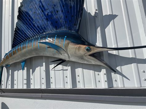 84 Inch Sailfish Fish Mount Replica For Sale And In Stock