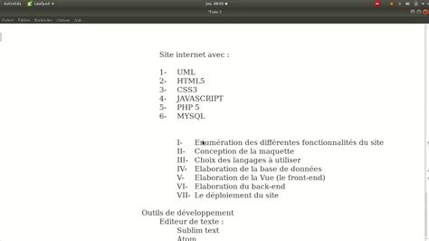 1 Présentation De La Formation Html5 Css3 Javascript Php5 Mysql