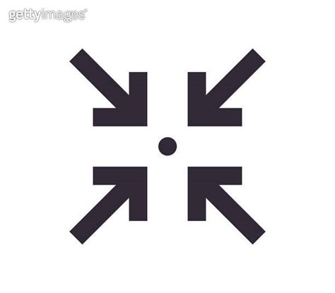 Scaling Symbol And Sizing Arrow Icon Simple Outline 1791053128 게티이미지뱅크