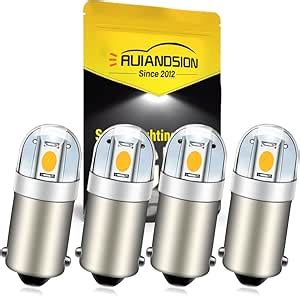 Ruiandsion Ba9s Led Bulb Ba9 1895 1891 53 57 Warm White 12v Led Bulb 3030 2smd Chipsets