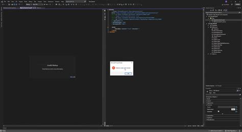 Wpf Event Click Handler Wont Add The Code Behind To The Class And