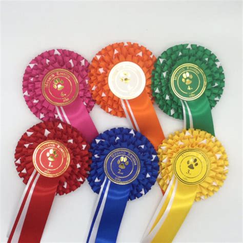 Rosette Set 1st 6th Monarch Rosettes