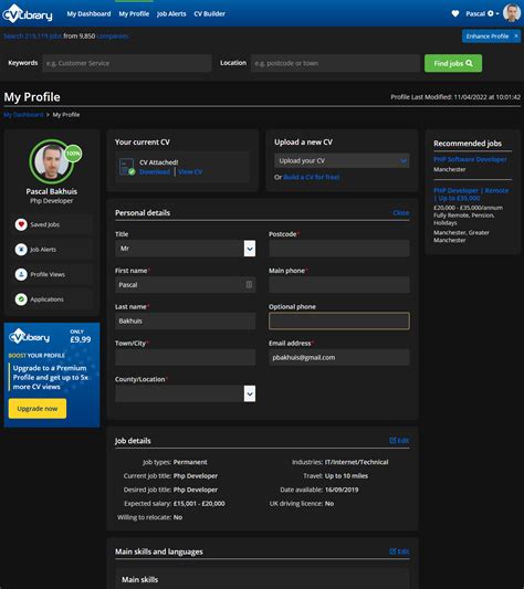 Cv Library Themes And Skins