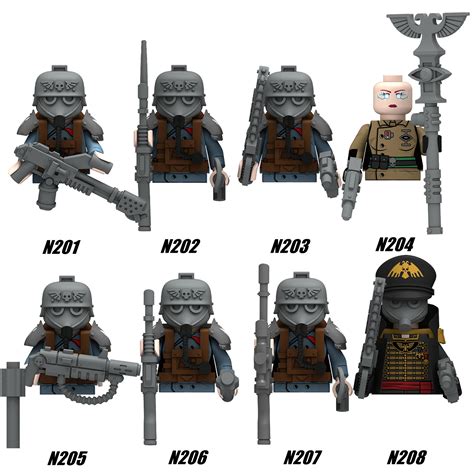 3pcs Game Soldiers Building Blocks Armored Army Figures Troops War