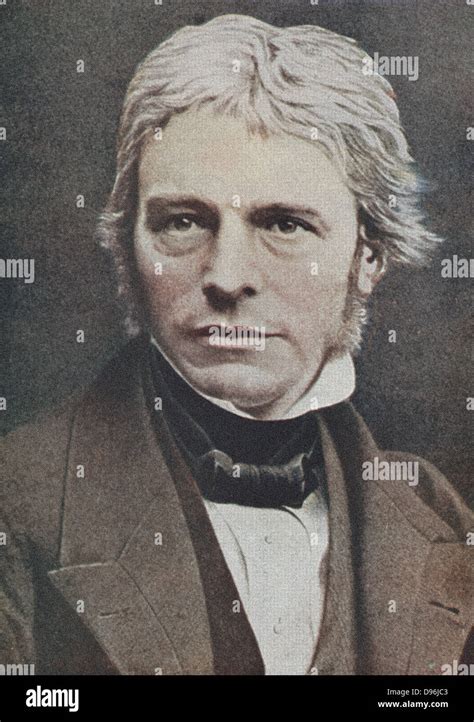 Michael Faraday 1791 1867 British Physicist Chemist From Hand Tinted