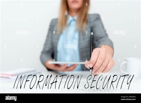 Conceptual Display Information Security Internet Concept Infosec