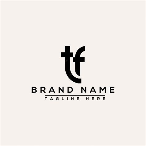 Premium Vector Tf Logo Design Template Vector Graphic Branding Element