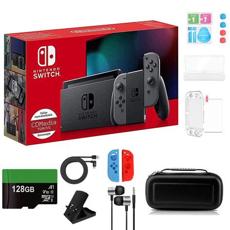Nintendo Switch 32gb Console Video Games Gray Joy Con 1280x720 Display