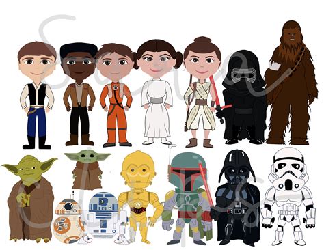 Star Wars Clip Art Etsy