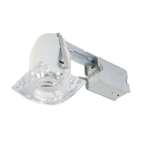 Hale 4 In Square Crystal Glass Recessed Lighting Kit 12875 016 The