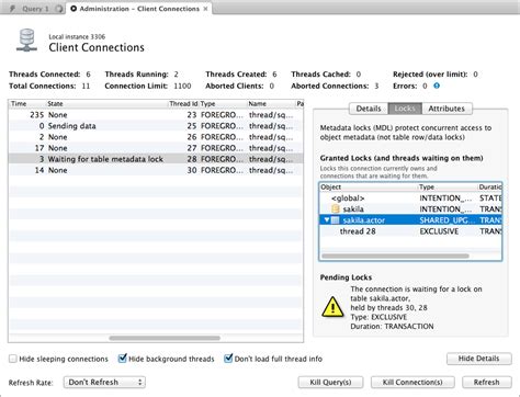 Mysql Mysql Workbench 62 Fabric And Client Connection Browser