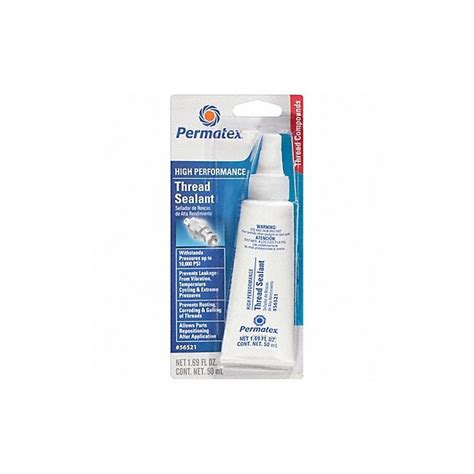Permatex 56521 Pipe Thread Sealant 50 Ml Tube White Voomi Supply