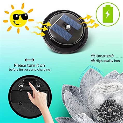 Huaxu Solar Garden Lights Waterproof Led Lotus Decoration