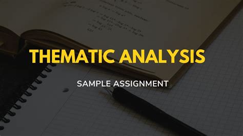 Thematic Analysis In Qualitative Research Thematic Analysis Example