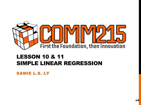 pdf lesson 10 and 11 simple linear regression dokumen tips
