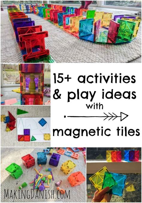 15 Activities And Play Ideas With Magnetic Tiles Artofit