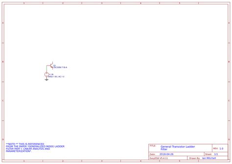 Moog Ladder Filter Platform For Creating And Sharing Projects Oshwlab
