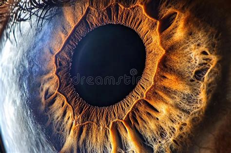 Cosmic View Captured In An Eye Showcasing Swirling Galaxies And Vibrant Colors At The Edge Of