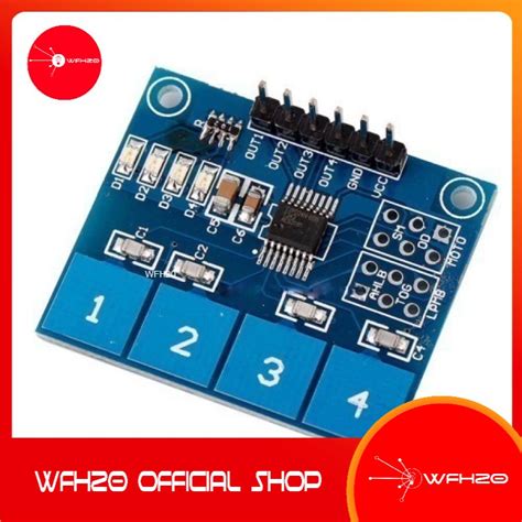 Jual TTP Sensor Sentuh Digital Touch Sensor Modul Capacitive Switch Channel Arduino