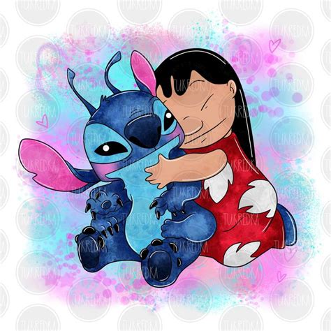 Lilo And Stitch Cute Clip Art Png Cartoon Clipart Sublimation Png