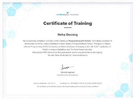 Neha Devang Hr On Linkedin Python Programming Training