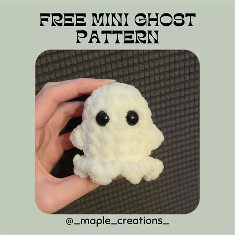 Mini Ghost Pattern Release Crochet Ribblr Community