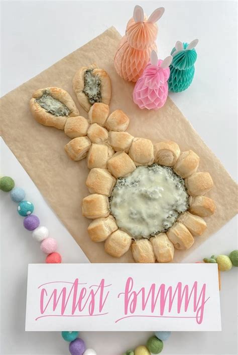 Easter Bunny Spinach Dip Kristen Sellentin