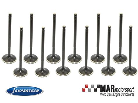 Bmw S50 M50 M52 M54 Supertech 12x Std Nitrided Exhaust Valves